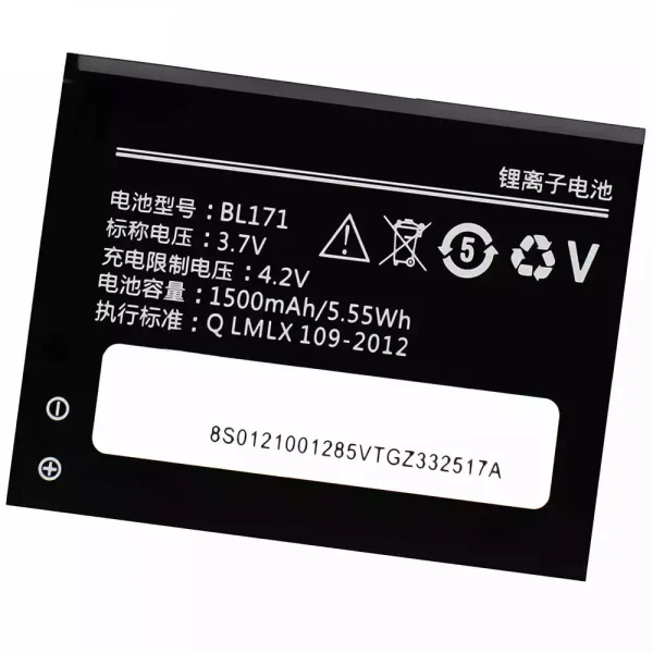 Batería telefono celular BL171 para Lenovo A319 / RocStar (A319) / A60 ...